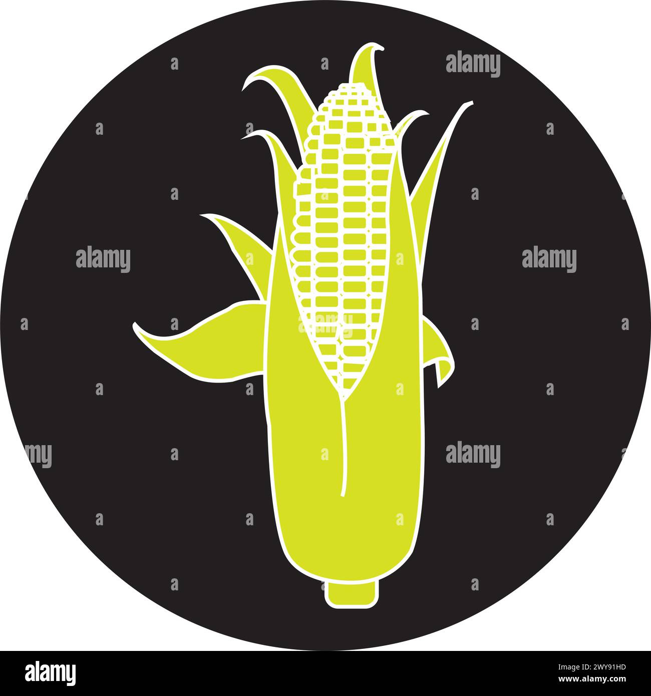 Corn icon, vector design element,illustration template Stock Vector ...