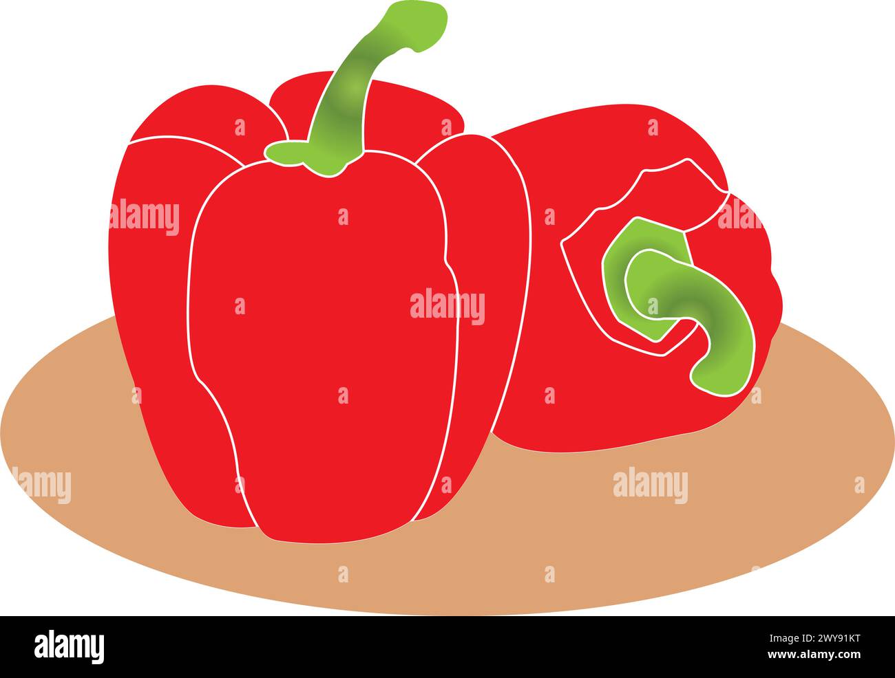 Paprika icon vector illustration template Stock Vector Image & Art - Alamy