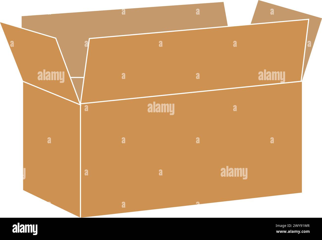 Cardboard icon vector illustration design Stock Vector Image & Art - Alamy