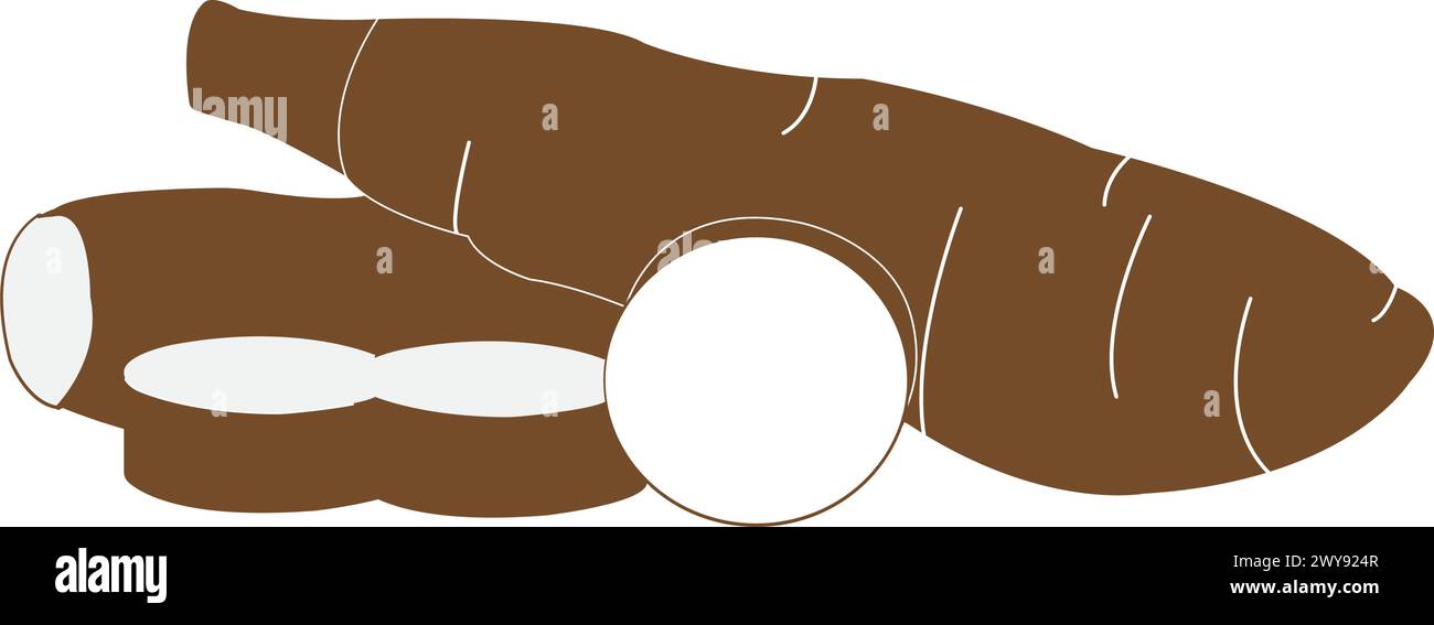 Cassava icon vector illustration symbol design Stock Vector Image & Art ...