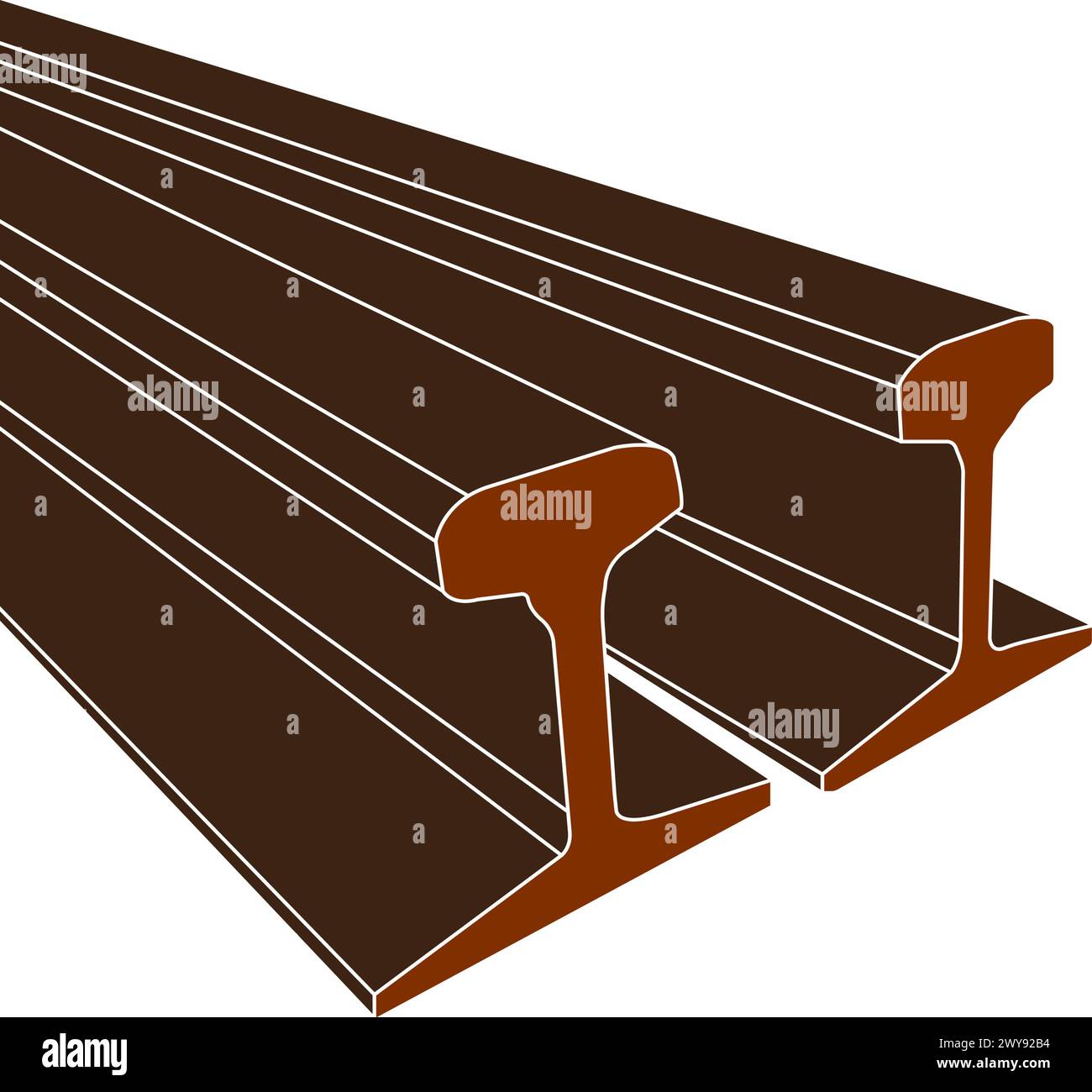 Factory construction railroad Stock Vector Images - Alamy
