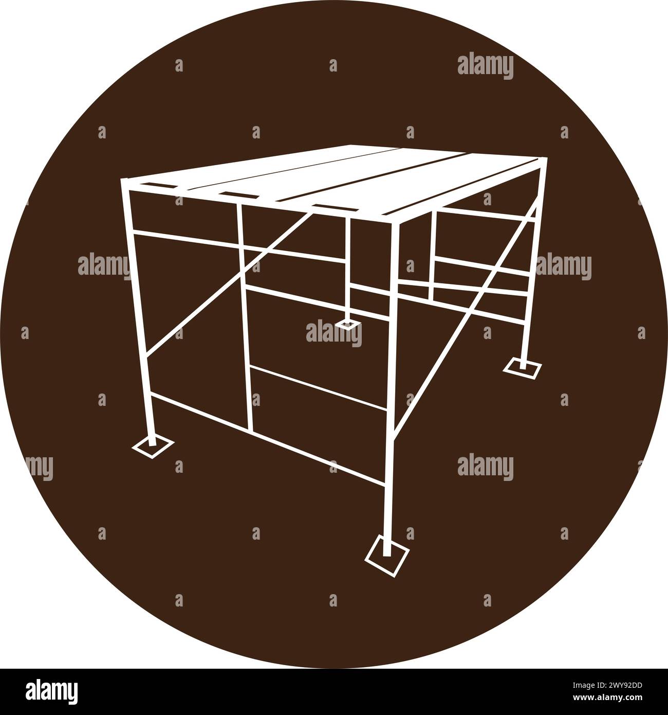 Scaffolding icon vector illustration design Stock Vector Image & Art ...