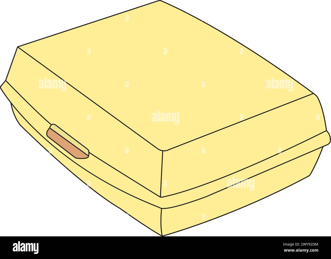 Styrofoam container restaurant Stock Vector Images - Alamy
