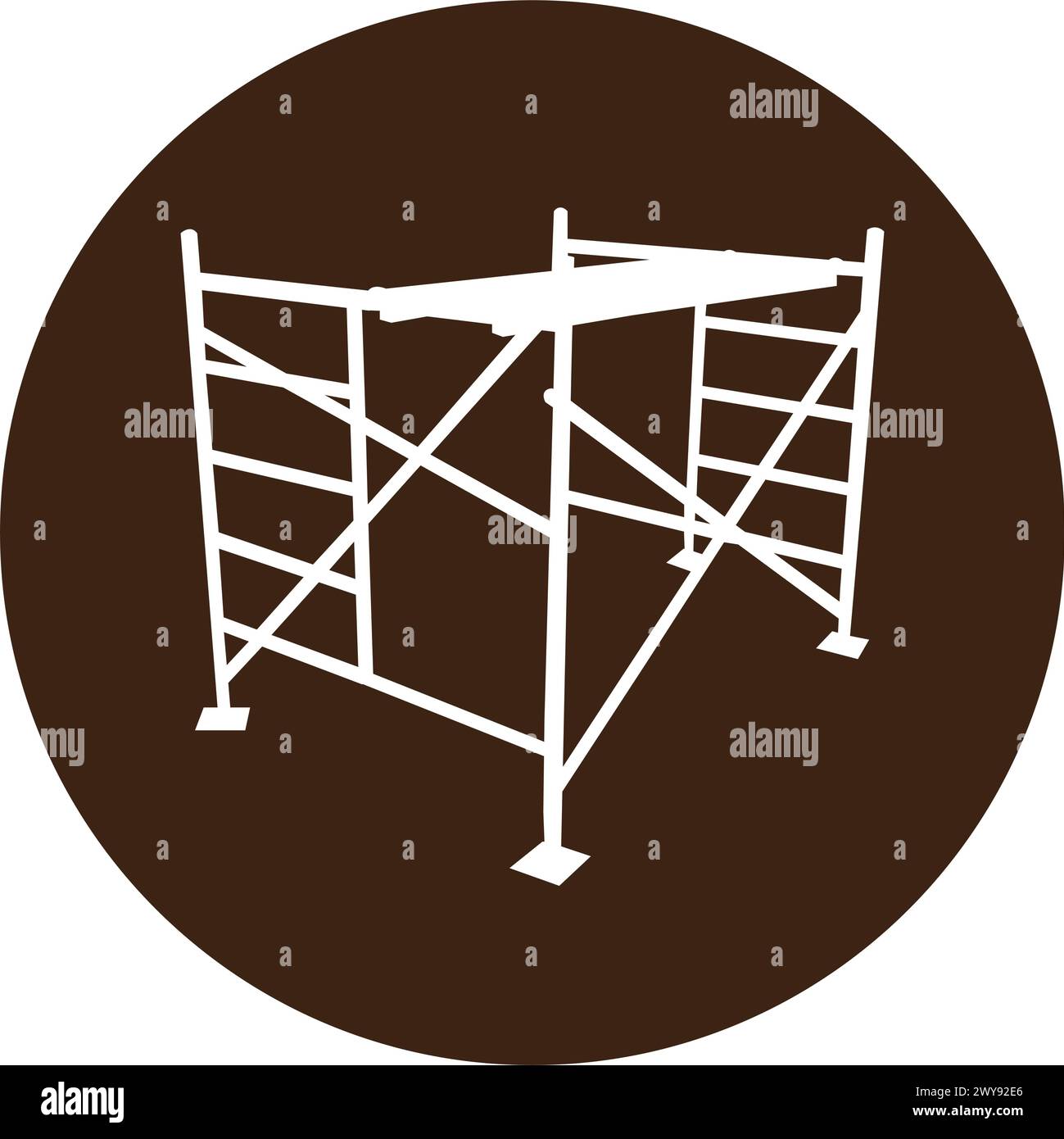 Scaffolding Icon Vector Illustration Design Stock Vector Image And Art Alamy