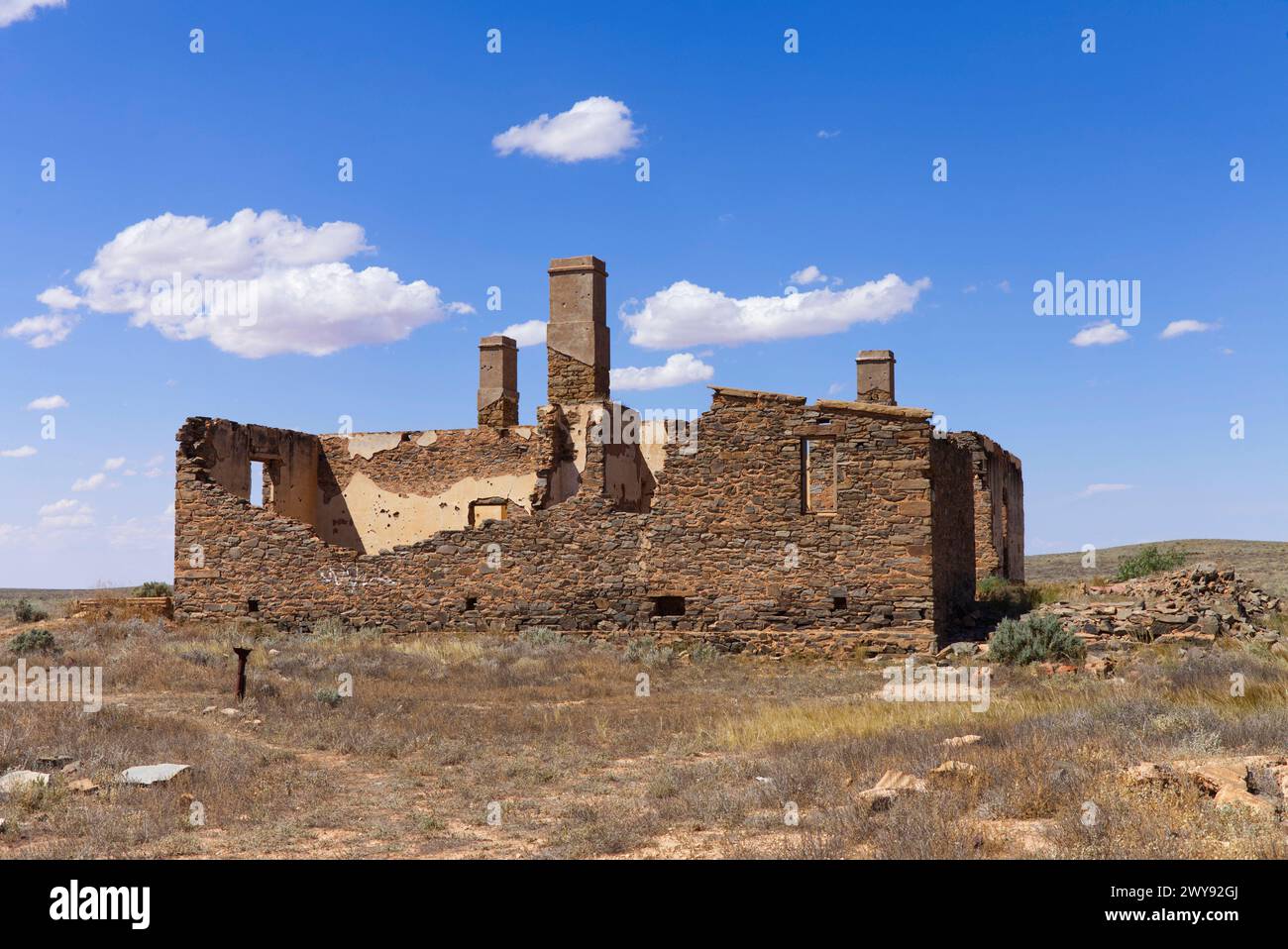 Former gold mining village hotel of Waukaringa South Australia Stock ...