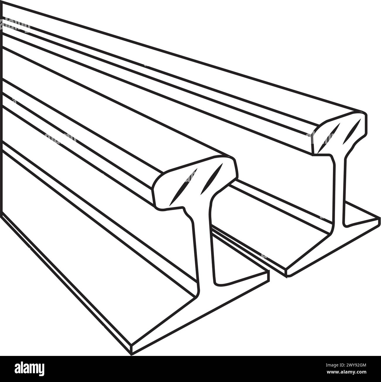 Factory construction railroad Stock Vector Images - Alamy