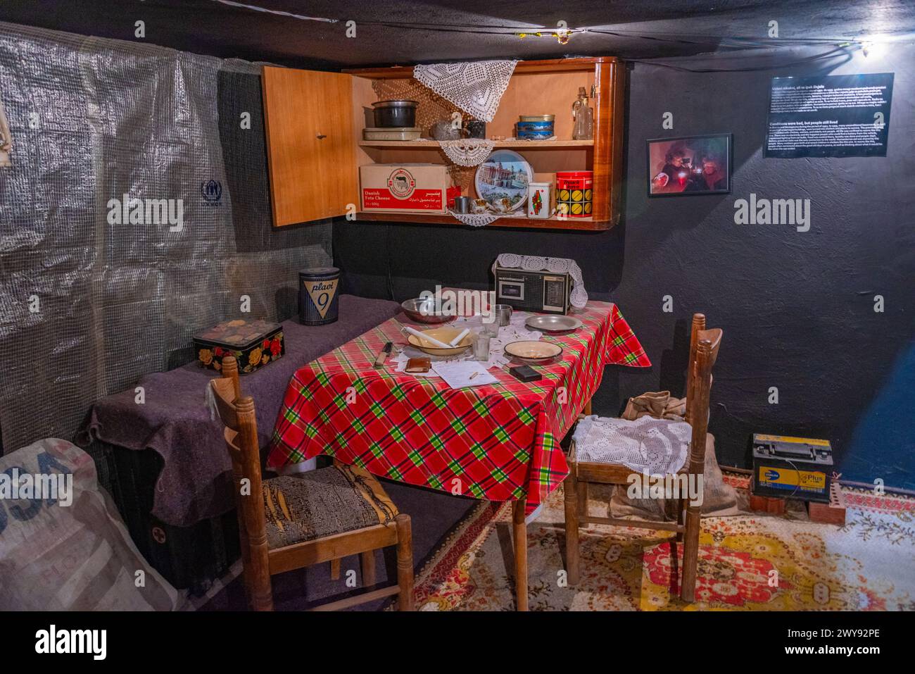 Mostar, Bosnia and Herzegovina, July 14, 2023: Interior of the Museum ...