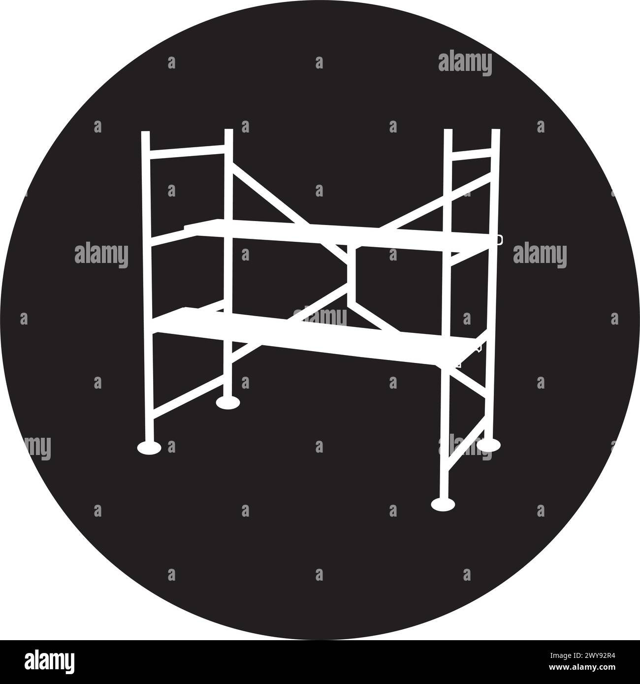 Scaffolding icon vector illustration design Stock Vector Image & Art ...