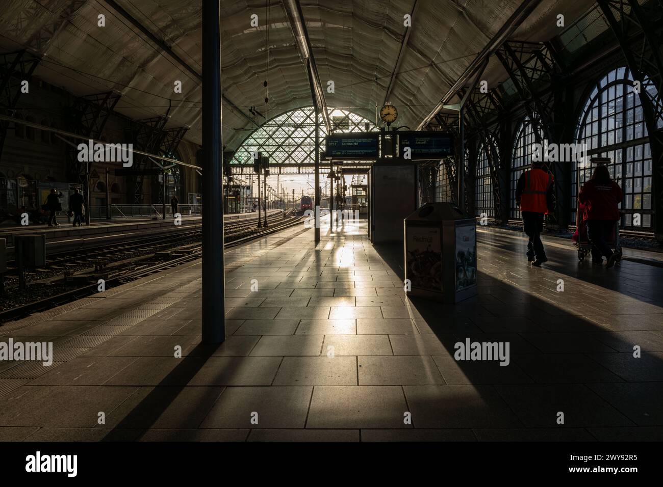 Train stations are fascinating places where journeys begin and end ...