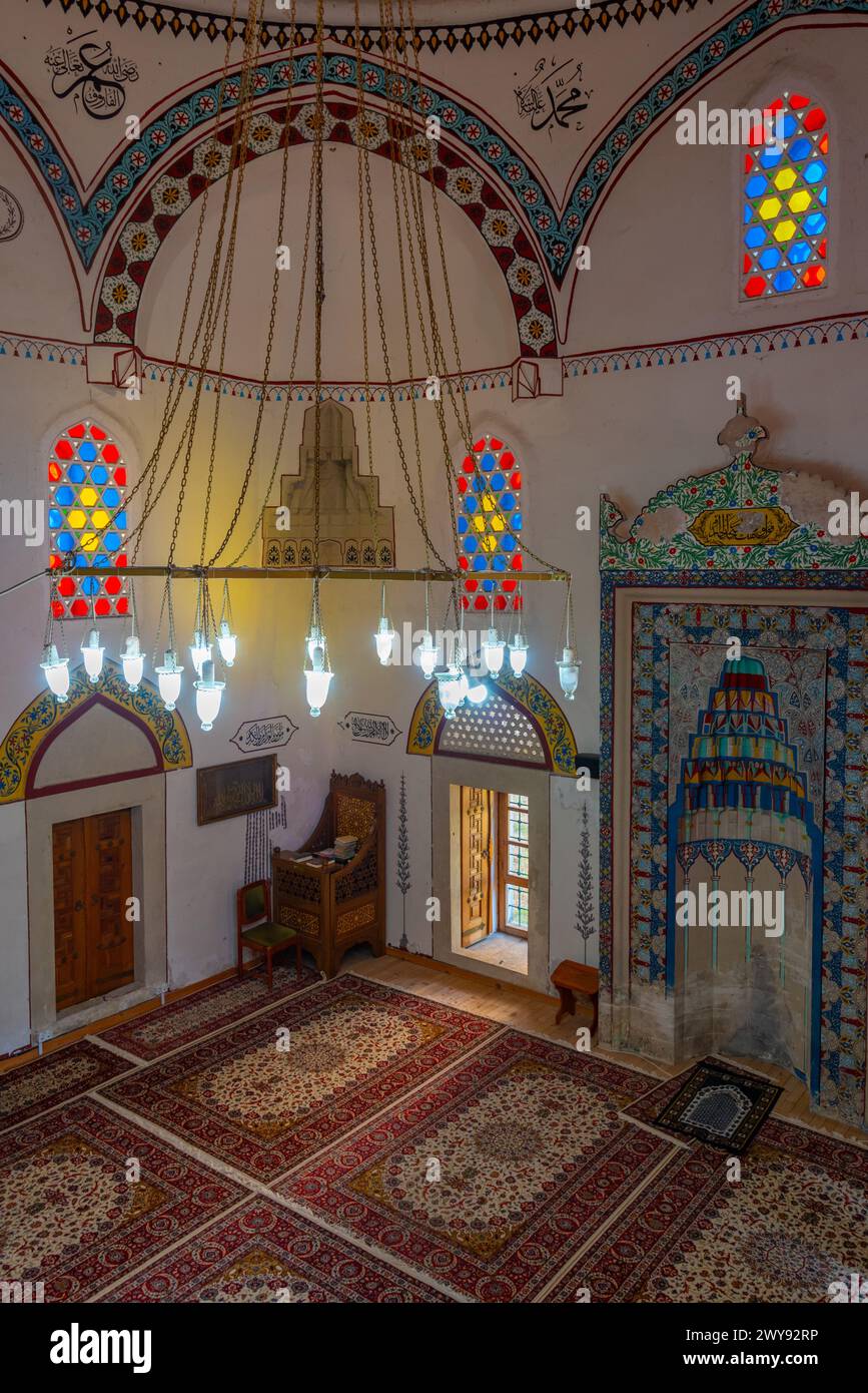 Mostar, Bosnia and Herzegovina, July 14, 2023: Interior of Koski Mehmed ...