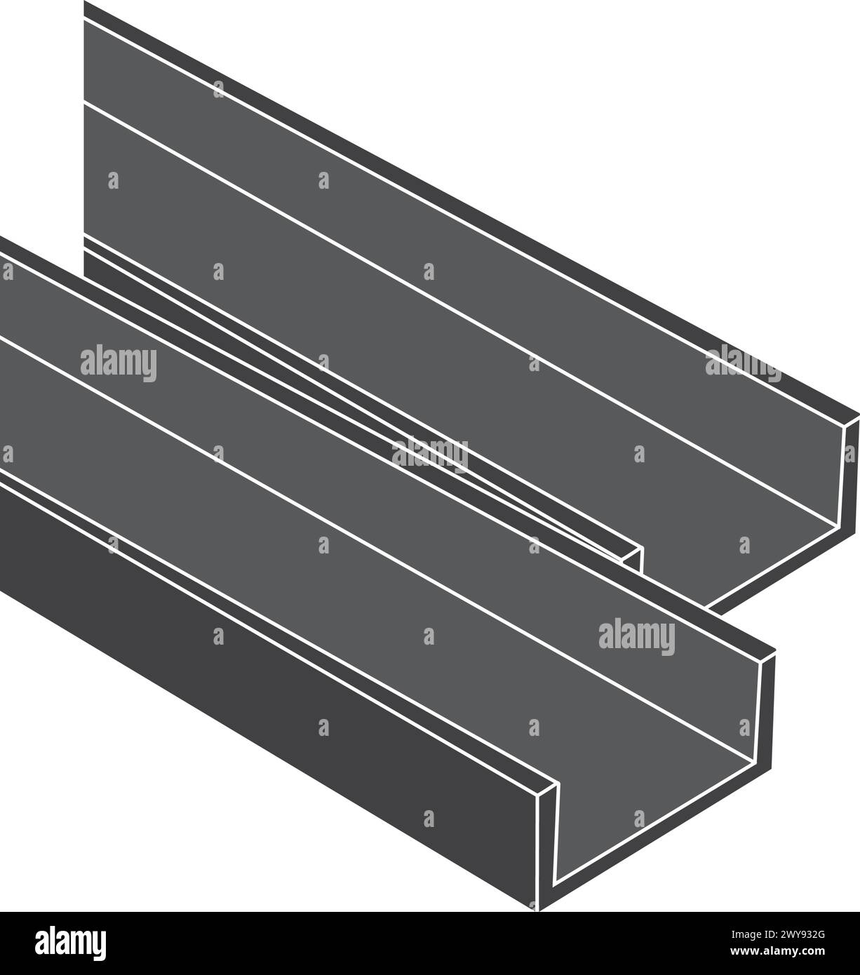 Steel girder icon Stock Vector Images - Alamy