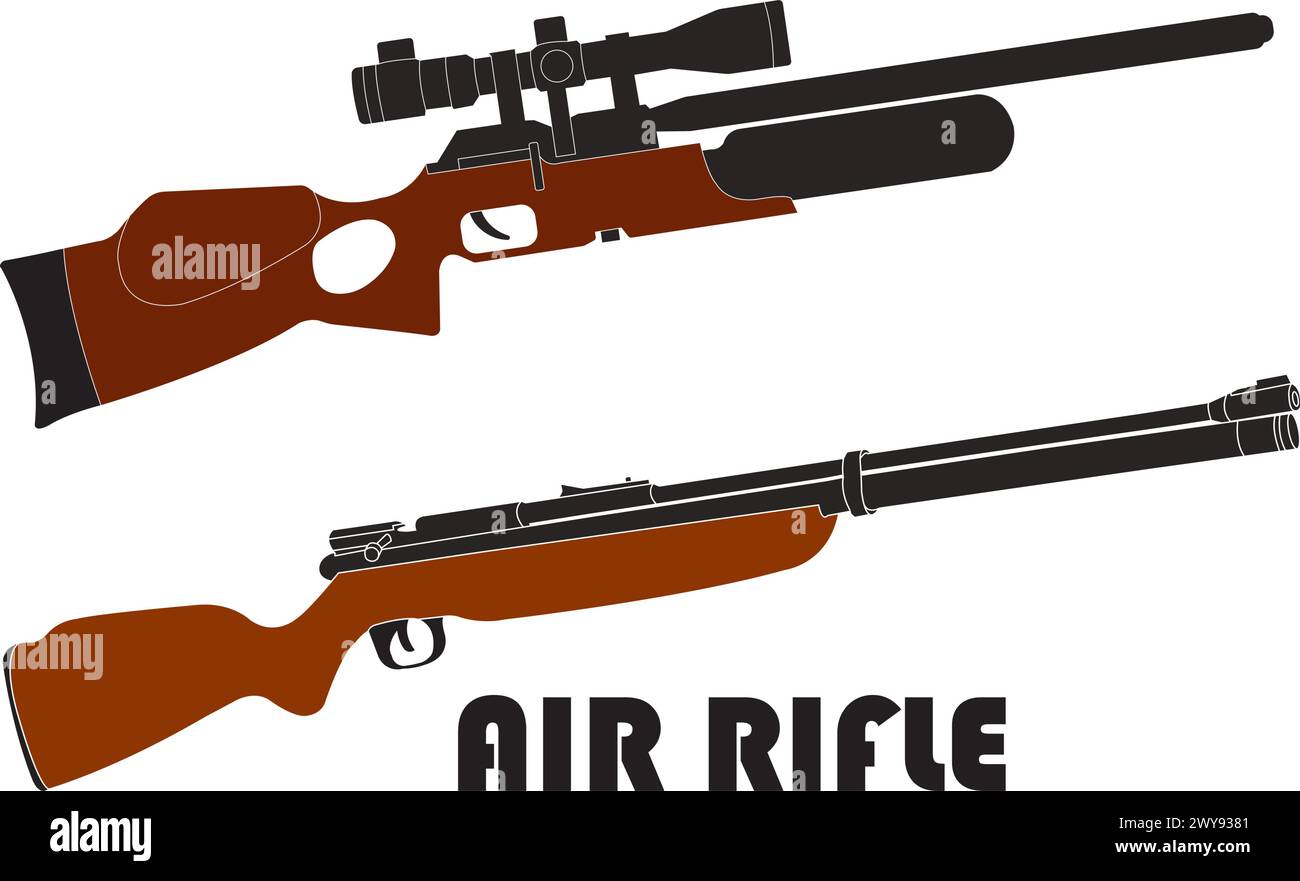 Air rifle hunting Stock Vector Images - Alamy