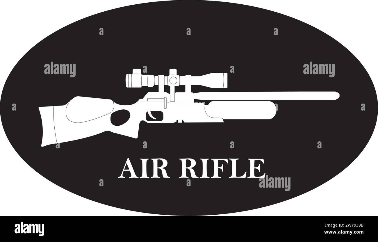 An air rifle Stock Vector Images - Alamy