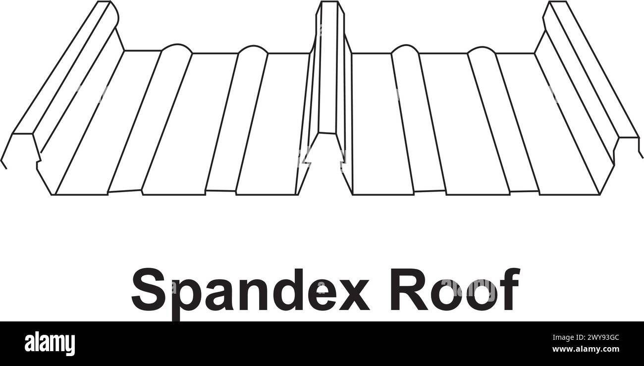 Iron roof detail Stock Vector Images - Alamy