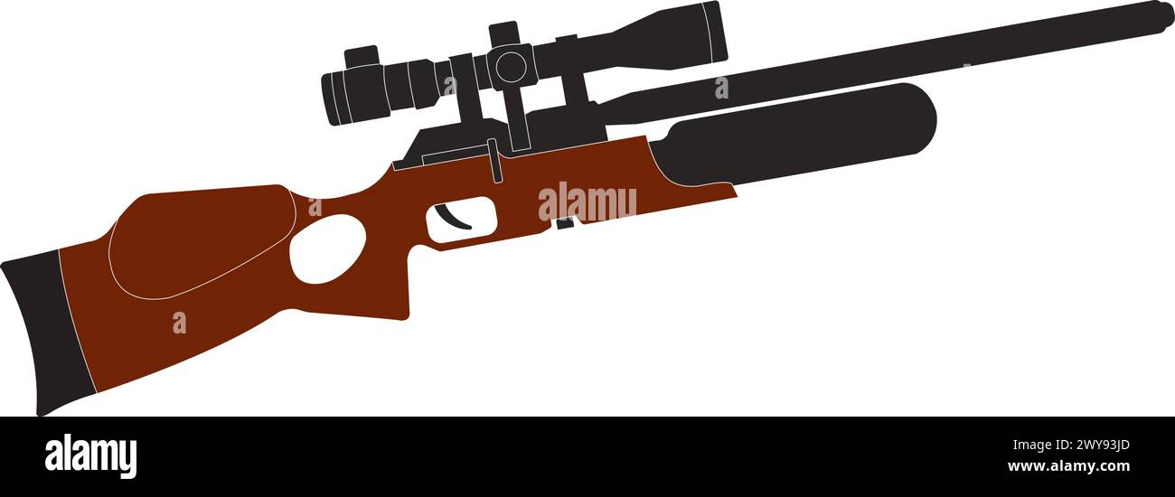 Air rifle hunting Stock Vector Images - Alamy