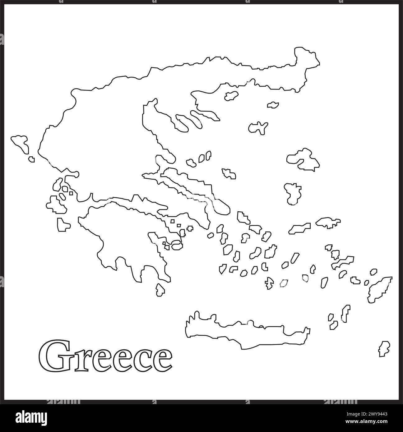 Athens greece maps cartography geography athens hi-res stock ...