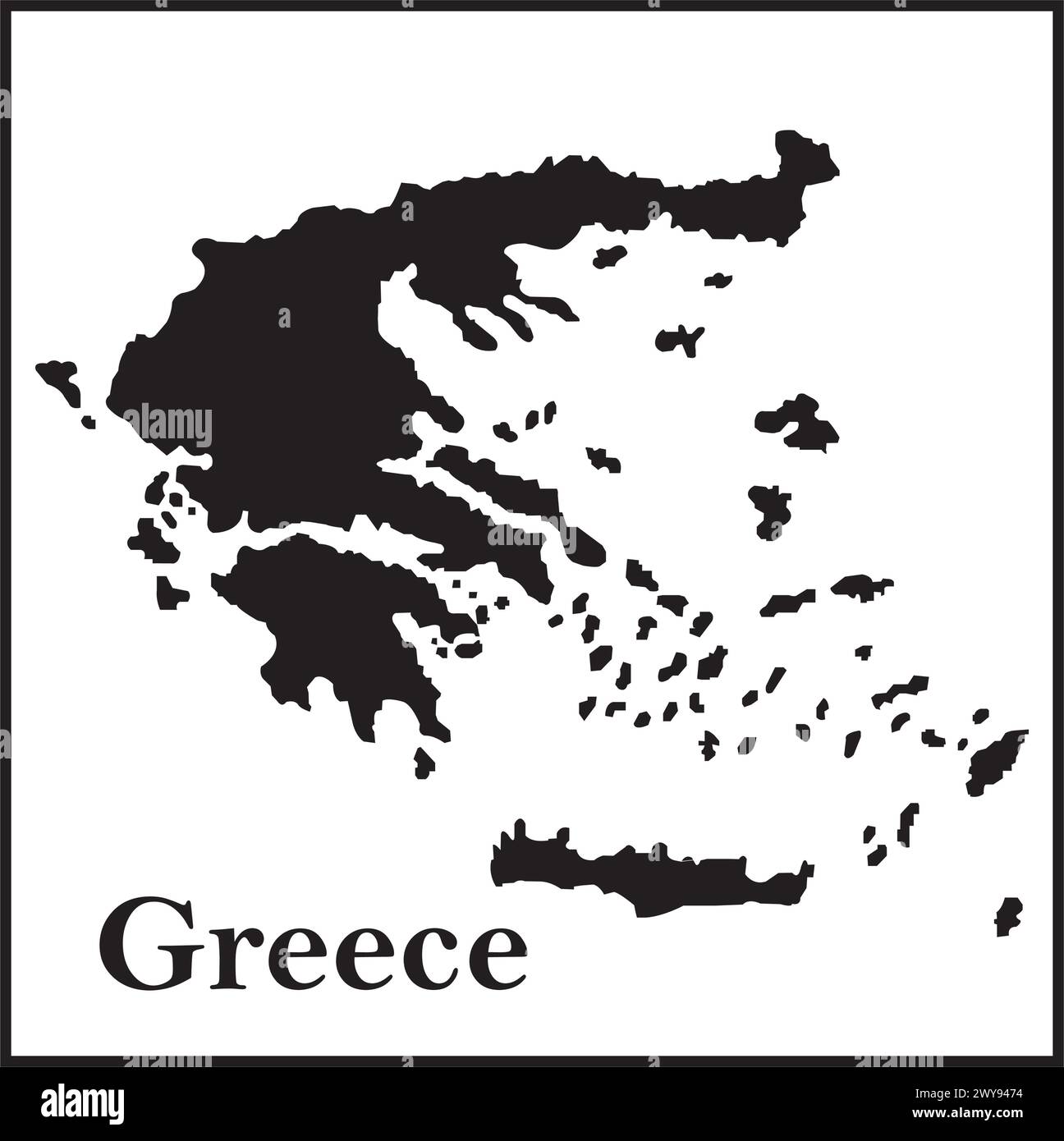 Athens greece maps cartography geography athens hi-res stock ...