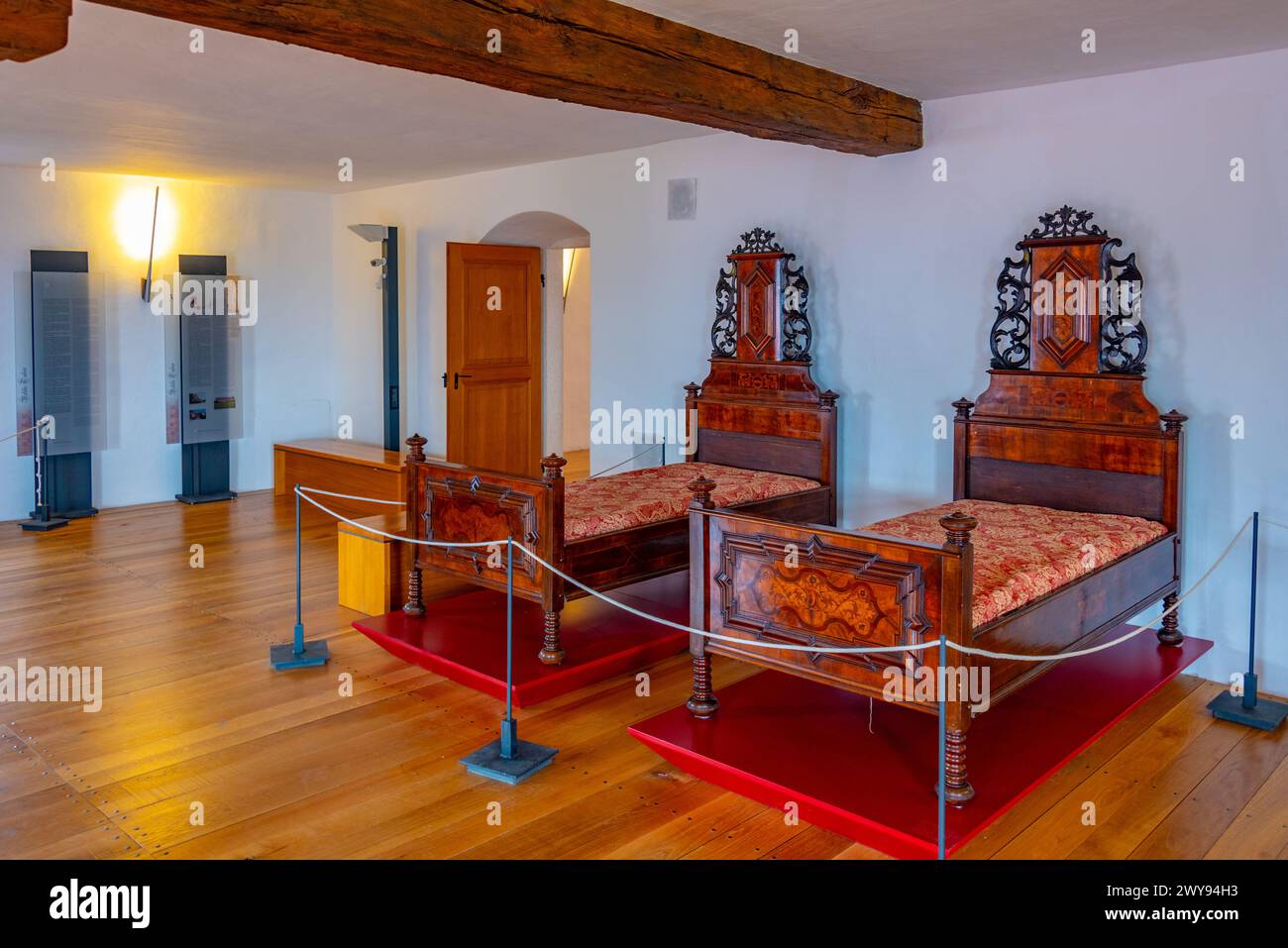 Veliki Tabor, Croatia, July 3, 2023: Interior of Veliki Tabor castle in ...