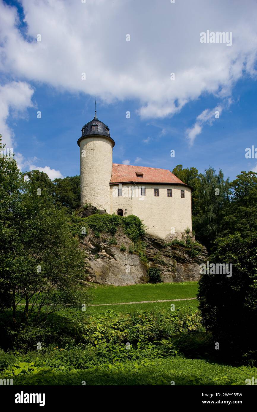 Rabenstein Castle, the smallest medieval castle in Saxony, is located ...