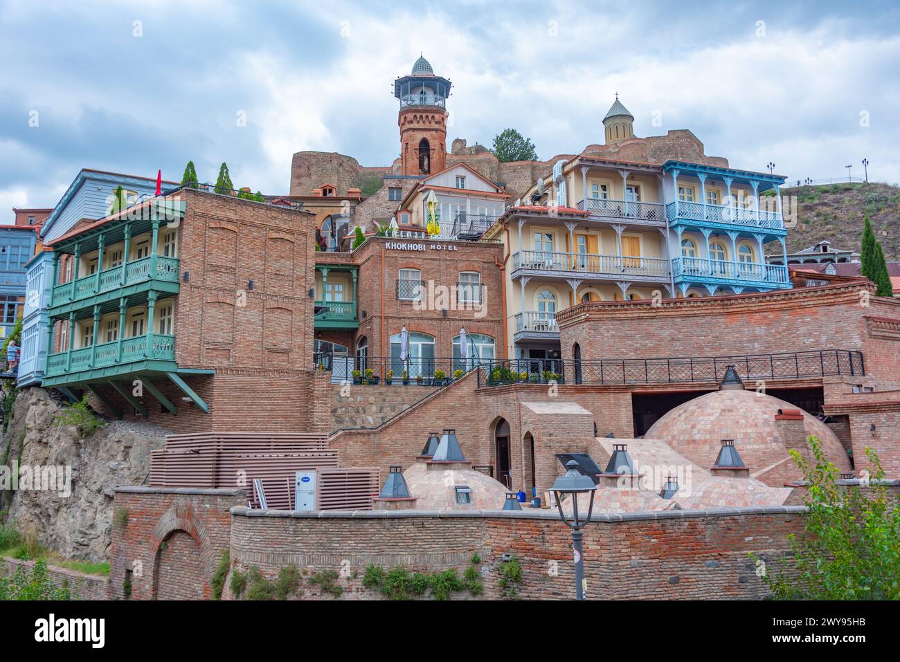 Georgia tbilisi orbeliani baths hi-res stock photography and images - Alamy