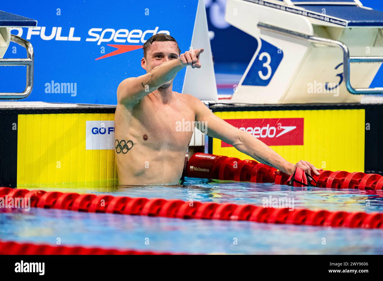 LONDON, UNITED KINGDOM. 04 April, 2024. Daniel Jervis celebrates after ...