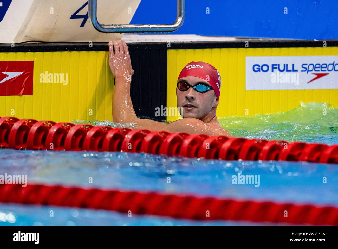 LONDON, UNITED KINGDOM. 04 April, 2024. Daniel Jervis competes in Men’s ...
