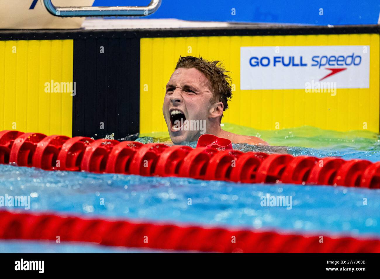 LONDON, UNITED KINGDOM. 04 April, 2024. Daniel Jervis celebrates after ...