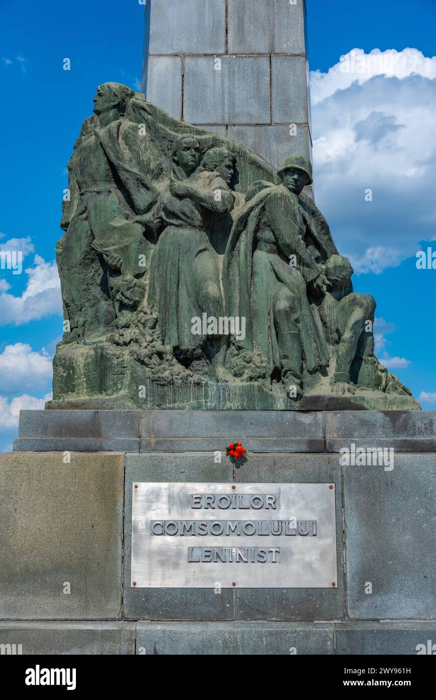 Chisinau, Moldova, August 23, 2023: Monument to the Heroes of the ...