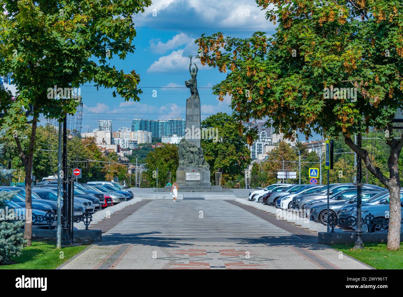 Chisinau, Moldova, August 23, 2023: Monument to the Heroes of the ...