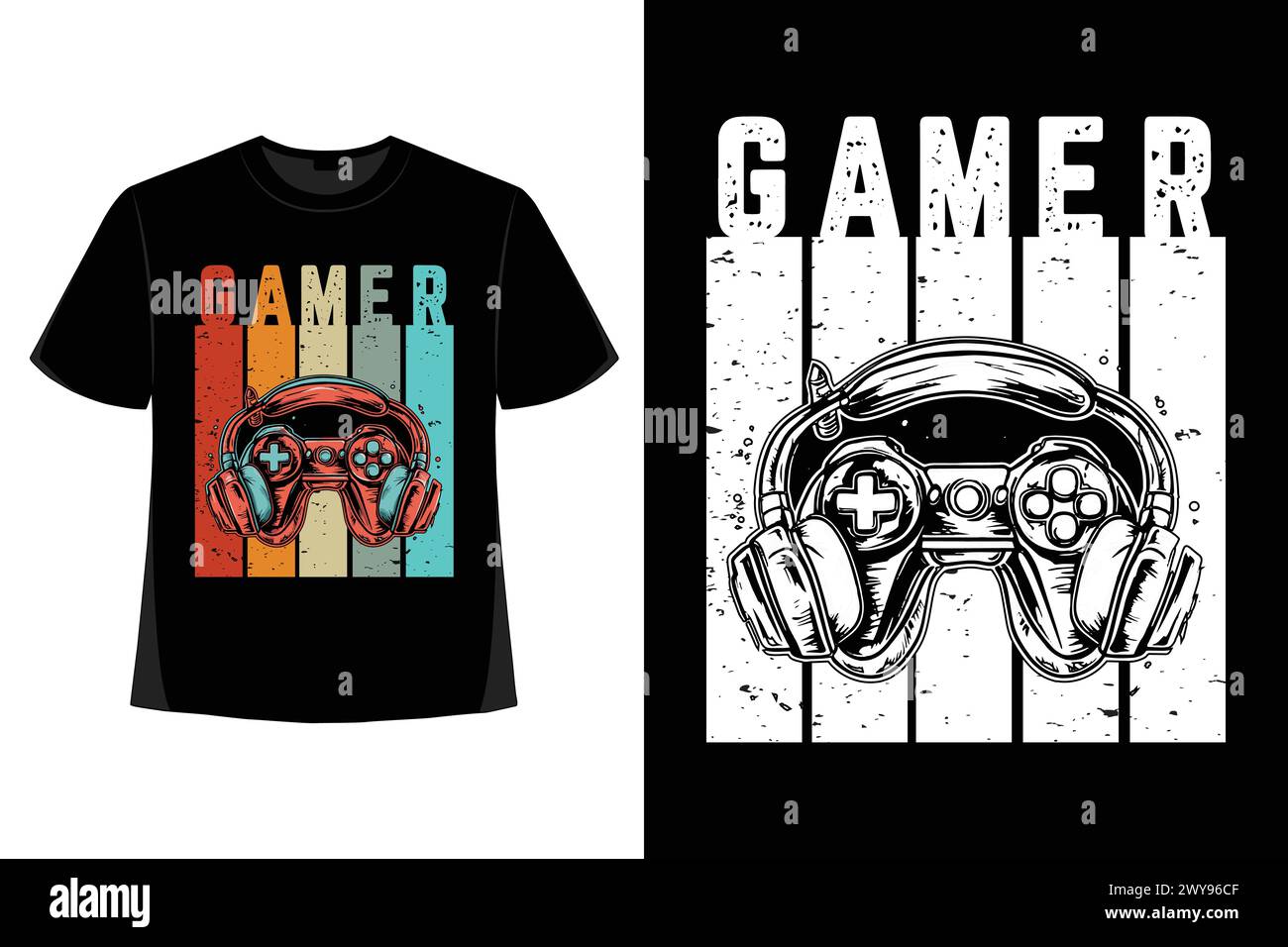 Funny gaming t shirt designs hi-res stock photography and images - Alamy