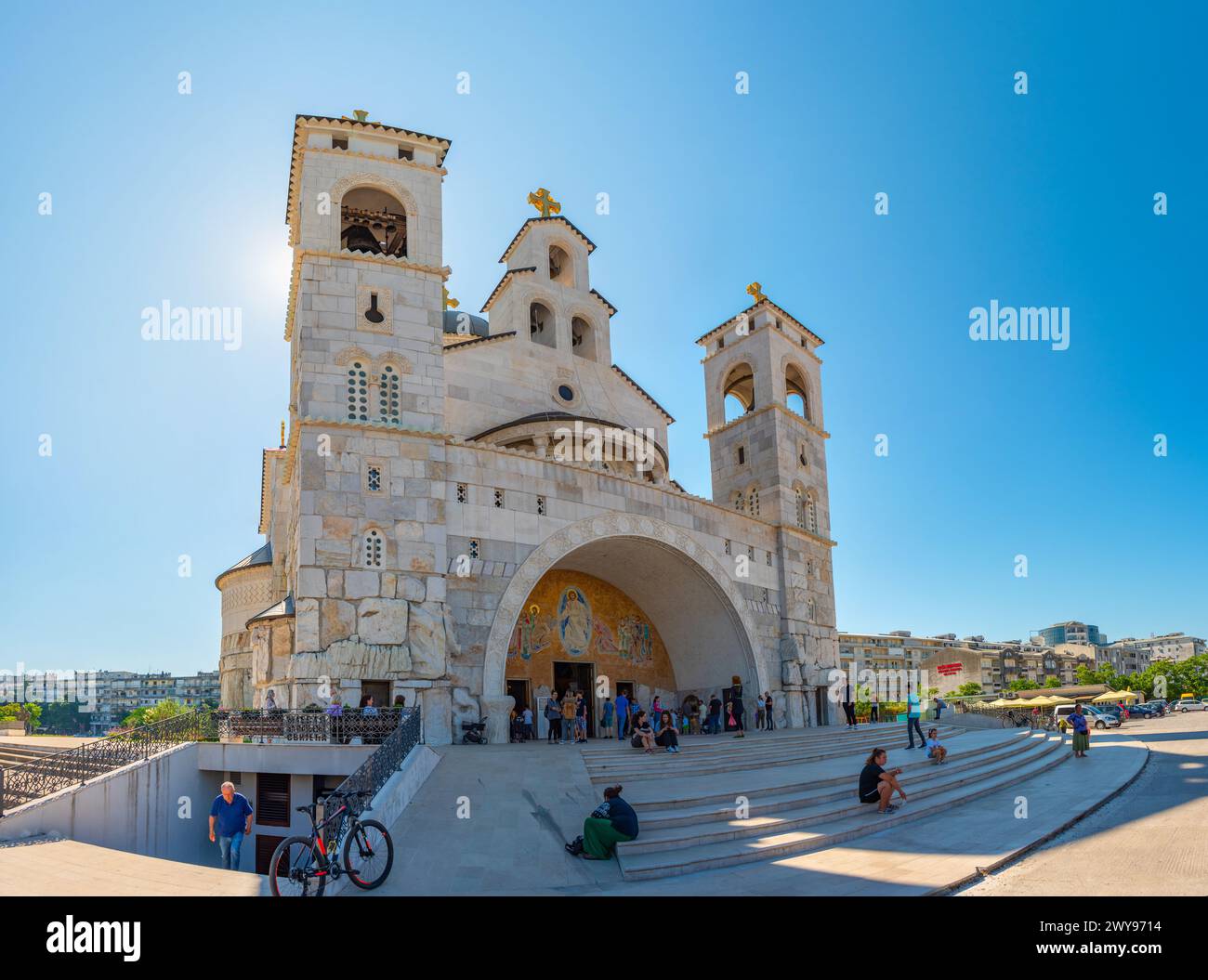 Podgorica, Montenegro, July 9, 2023: Orthodox Temple of Christ's ...