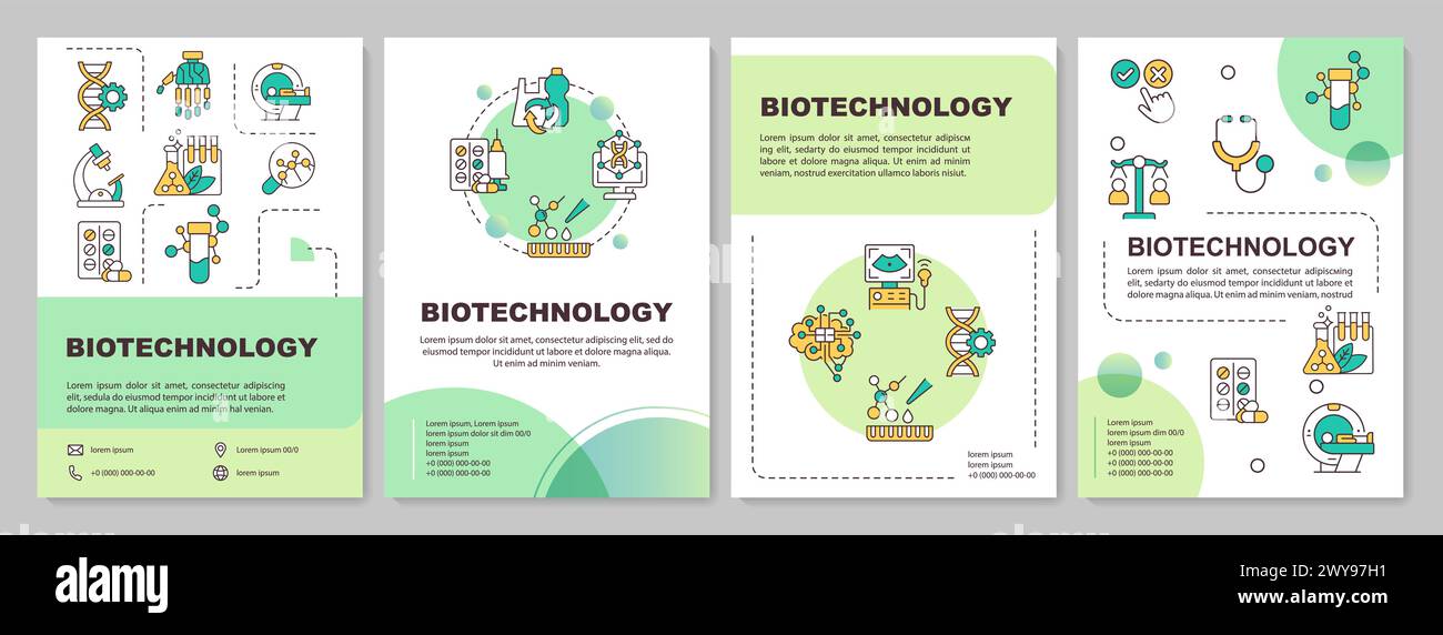 Biotechnology green circle brochure template Stock Vector Image & Art ... Biotechnology green circle brochure template Stock Vector Image & Art ...