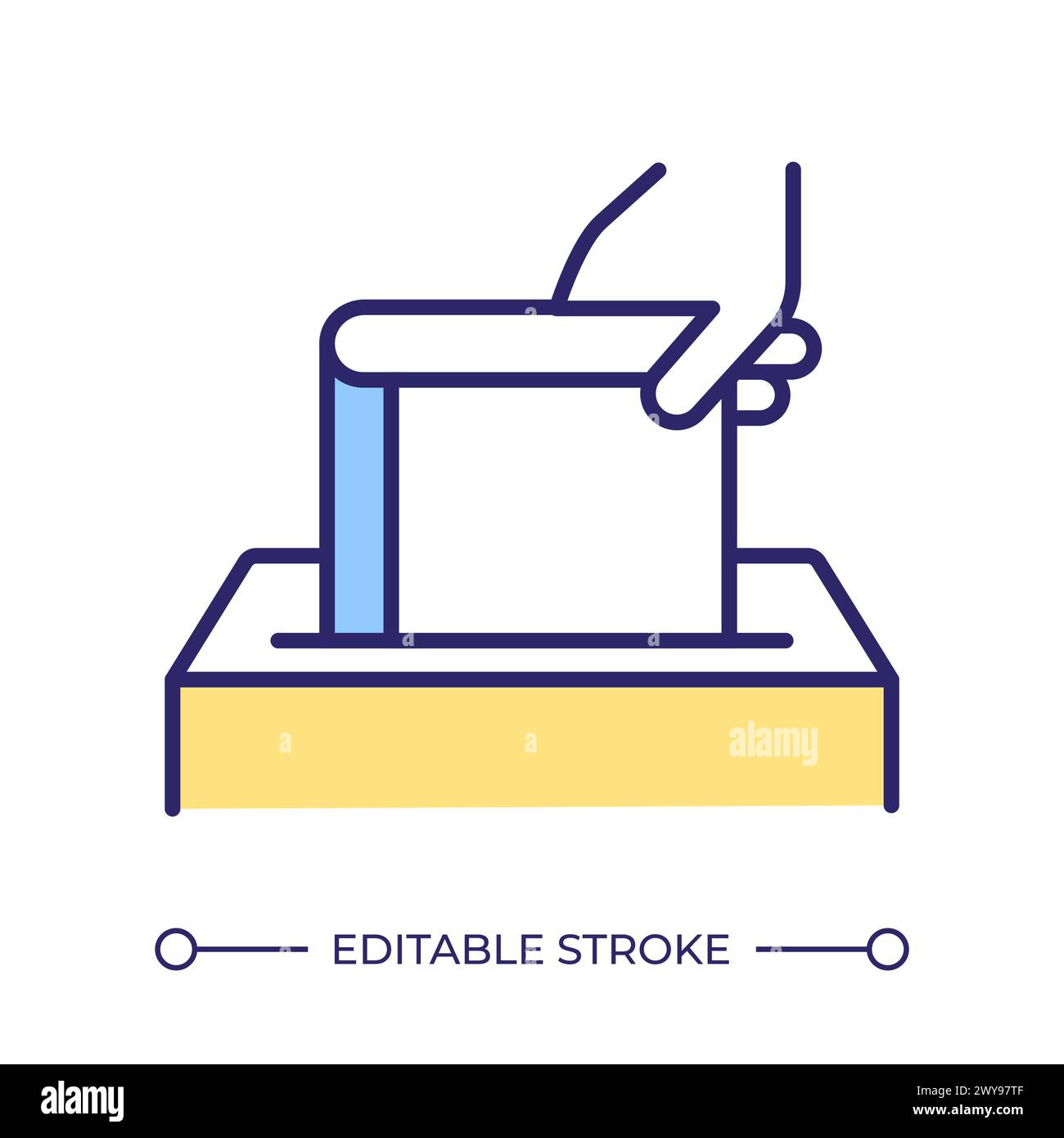 Book drop RGB color icon Stock Vector Image & Art - Alamy