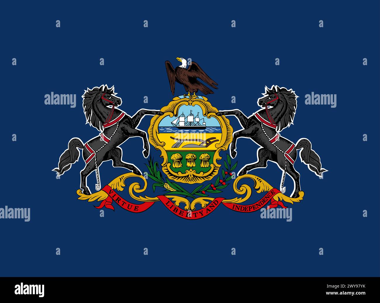 Pennamite flag hi-res stock photography and images - Alamy