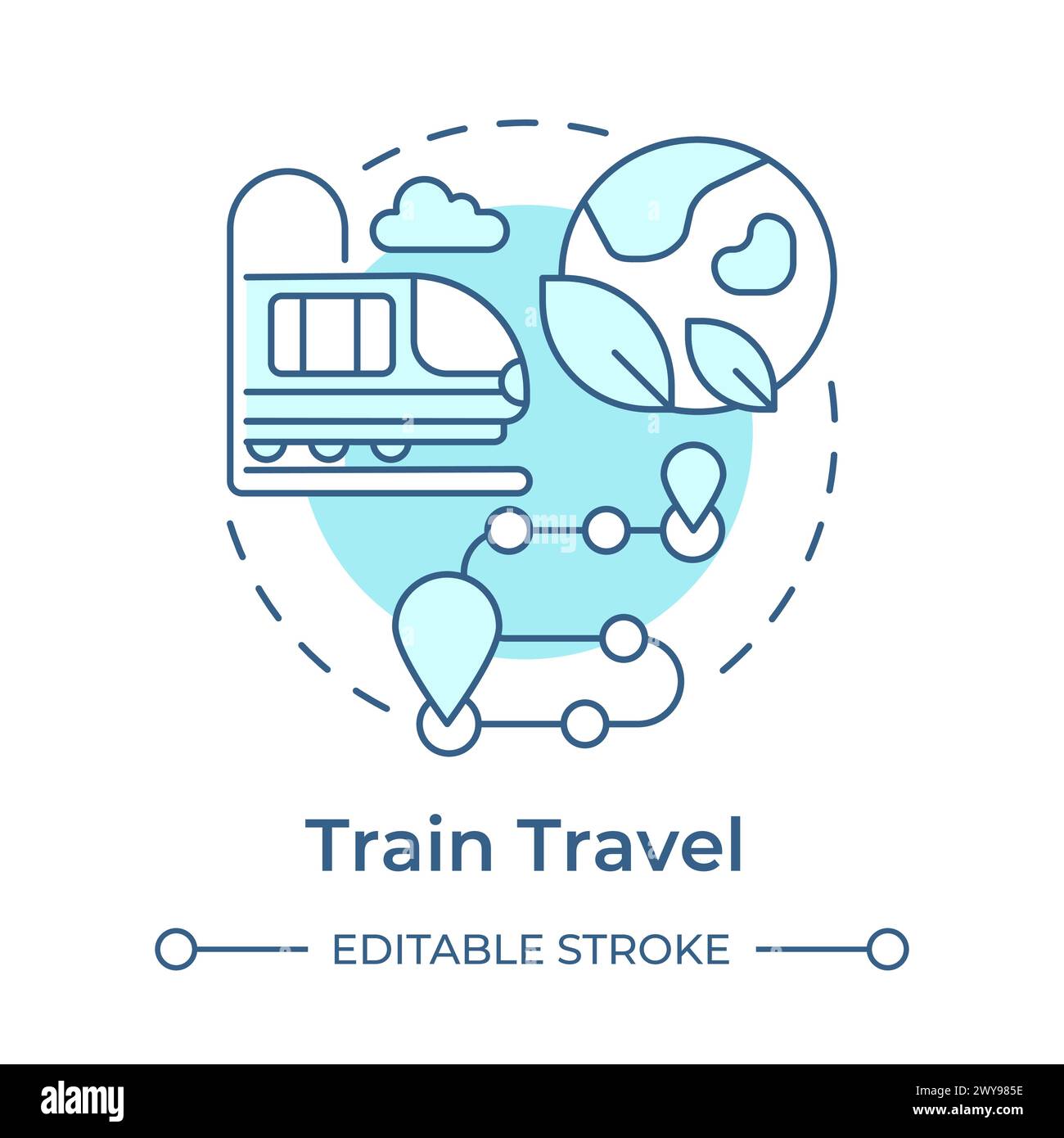Sustainability travel Stock Vector Images - Alamy