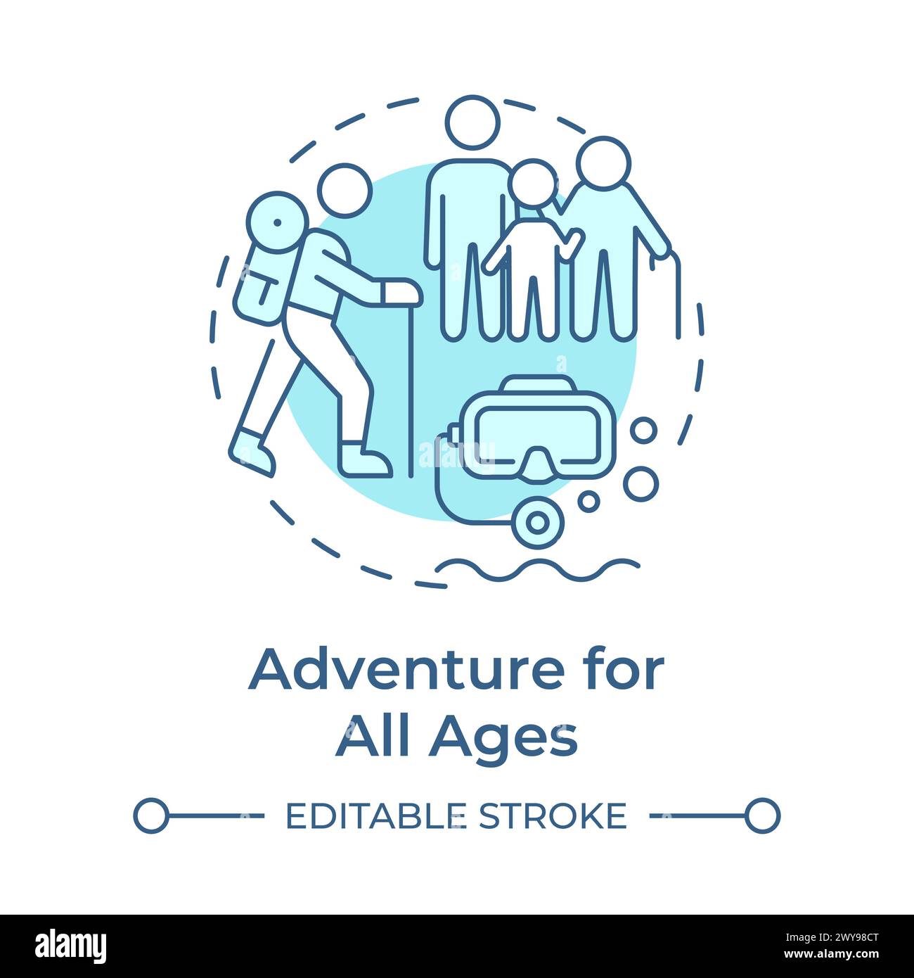 Activities for all ages Stock Vector Images - Alamy