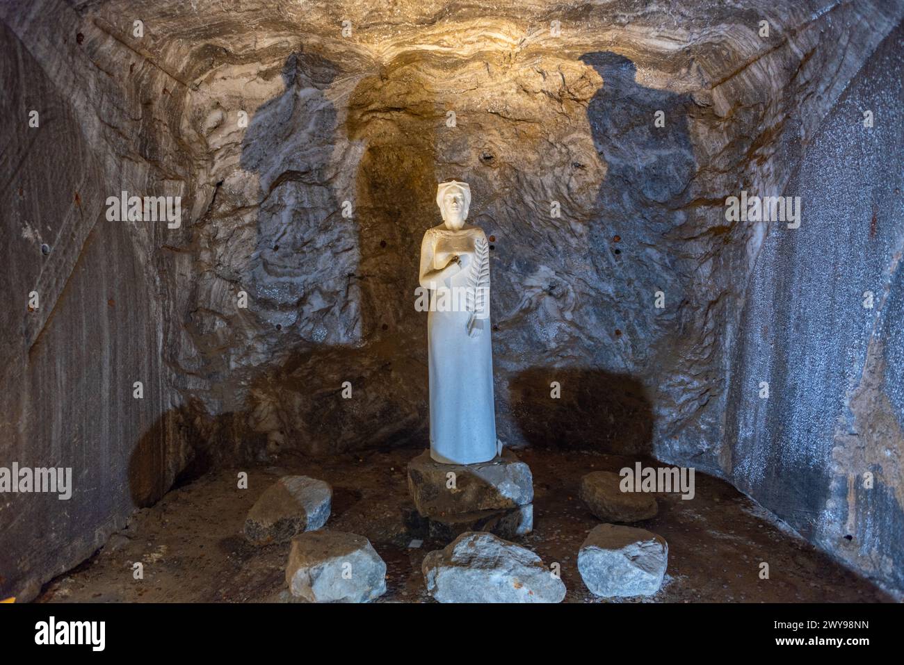 Praid, Romania, August 16, 2023: Saint Barbara chapel inside of the ...