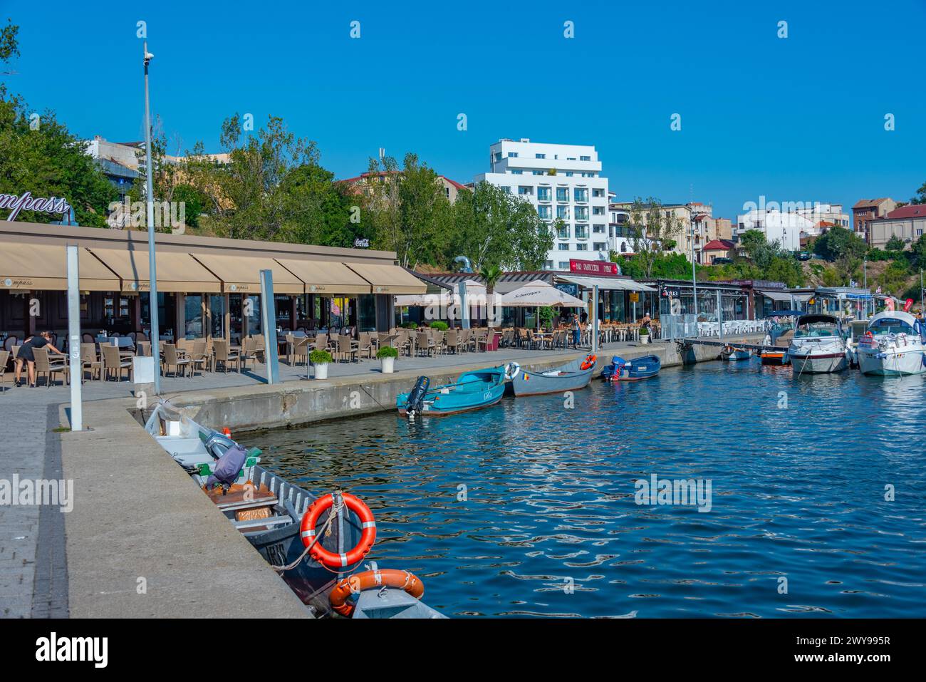 Constanta, Romania, August 20, 2023: Sunny day at the marina in ...