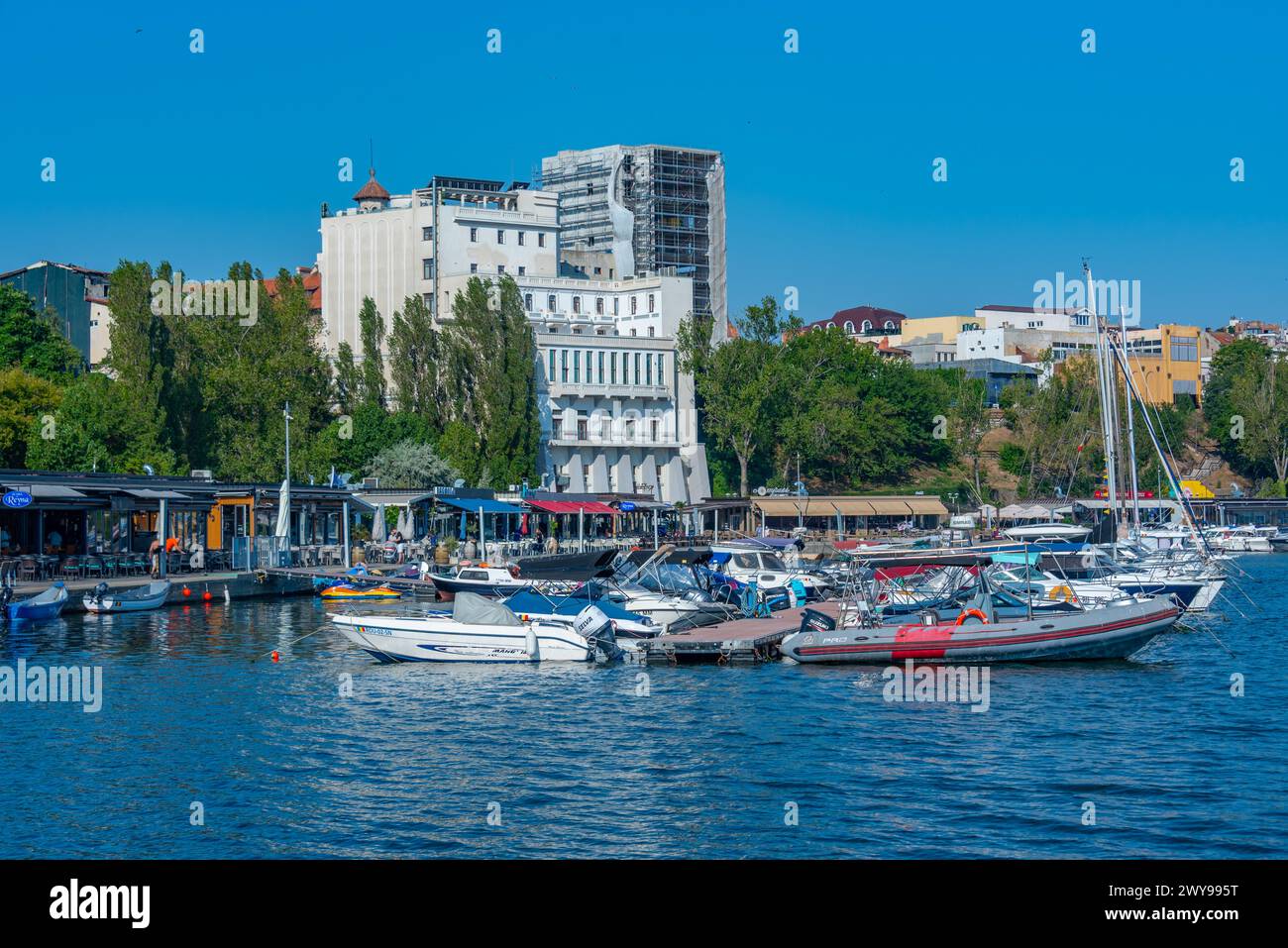 Constanta, Romania, August 20, 2023: Sunny day at the marina in ...