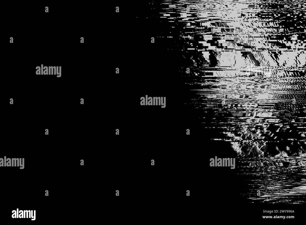 Glitch background banner digital Black and White Stock Photos & Images ...