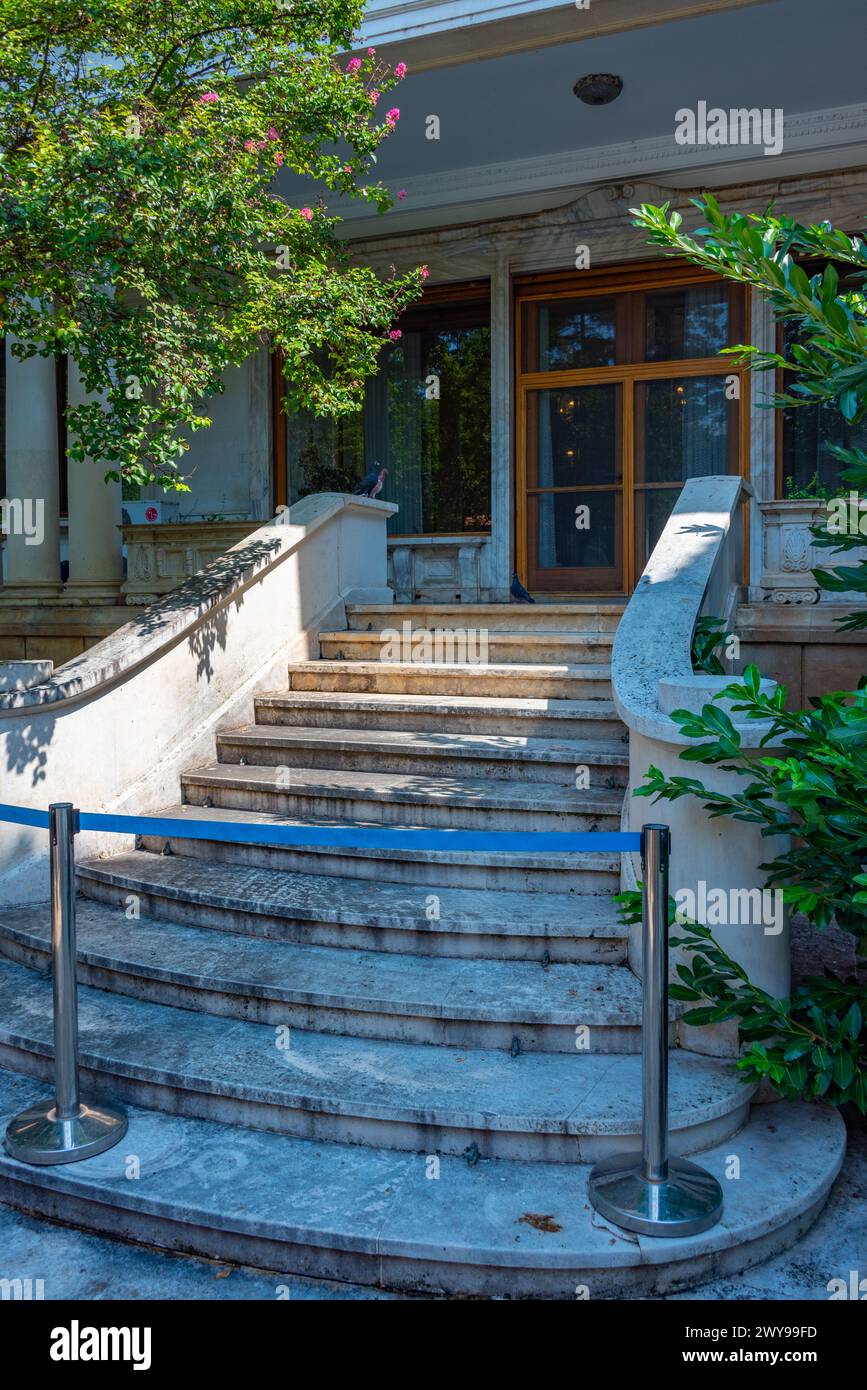 Bucharest, Romania, August 22, 2023: tropical garden of The House of ...