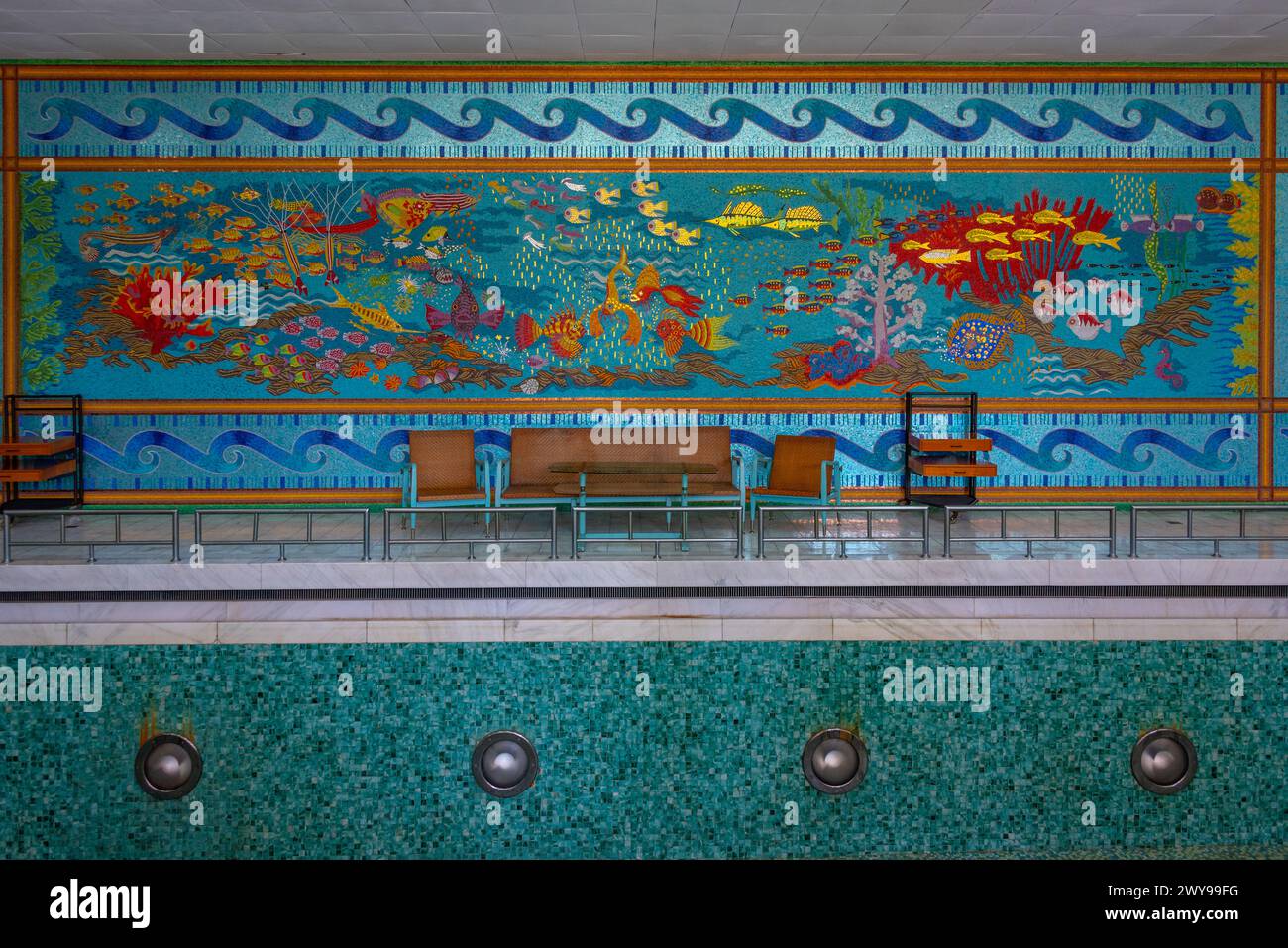 Bucharest, Romania, August 22, 2023: Swimming pool of The House of ...