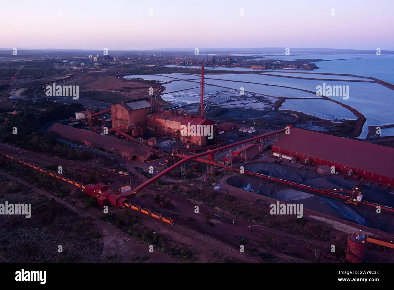 Industrial complex aerial view hi-res stock photography and images - Alamy