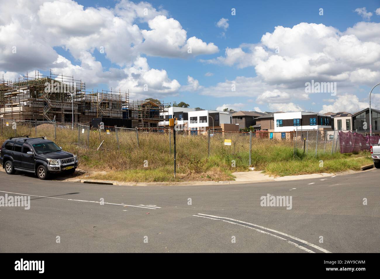 Housing development Australia, new homes being built on a site in ...