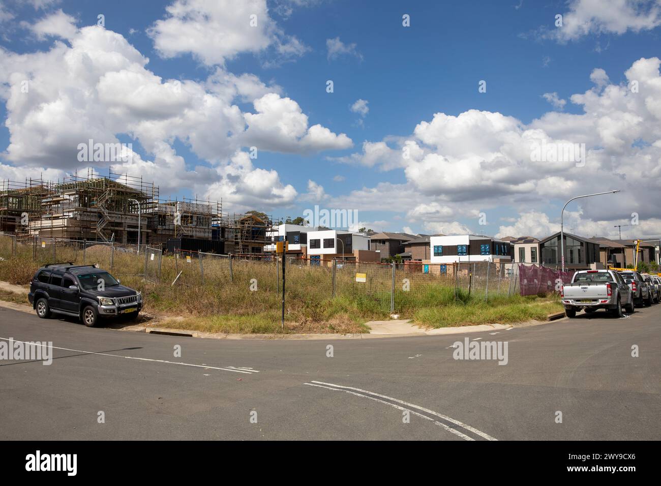 Housing development Australia, new homes being built on a site in ...