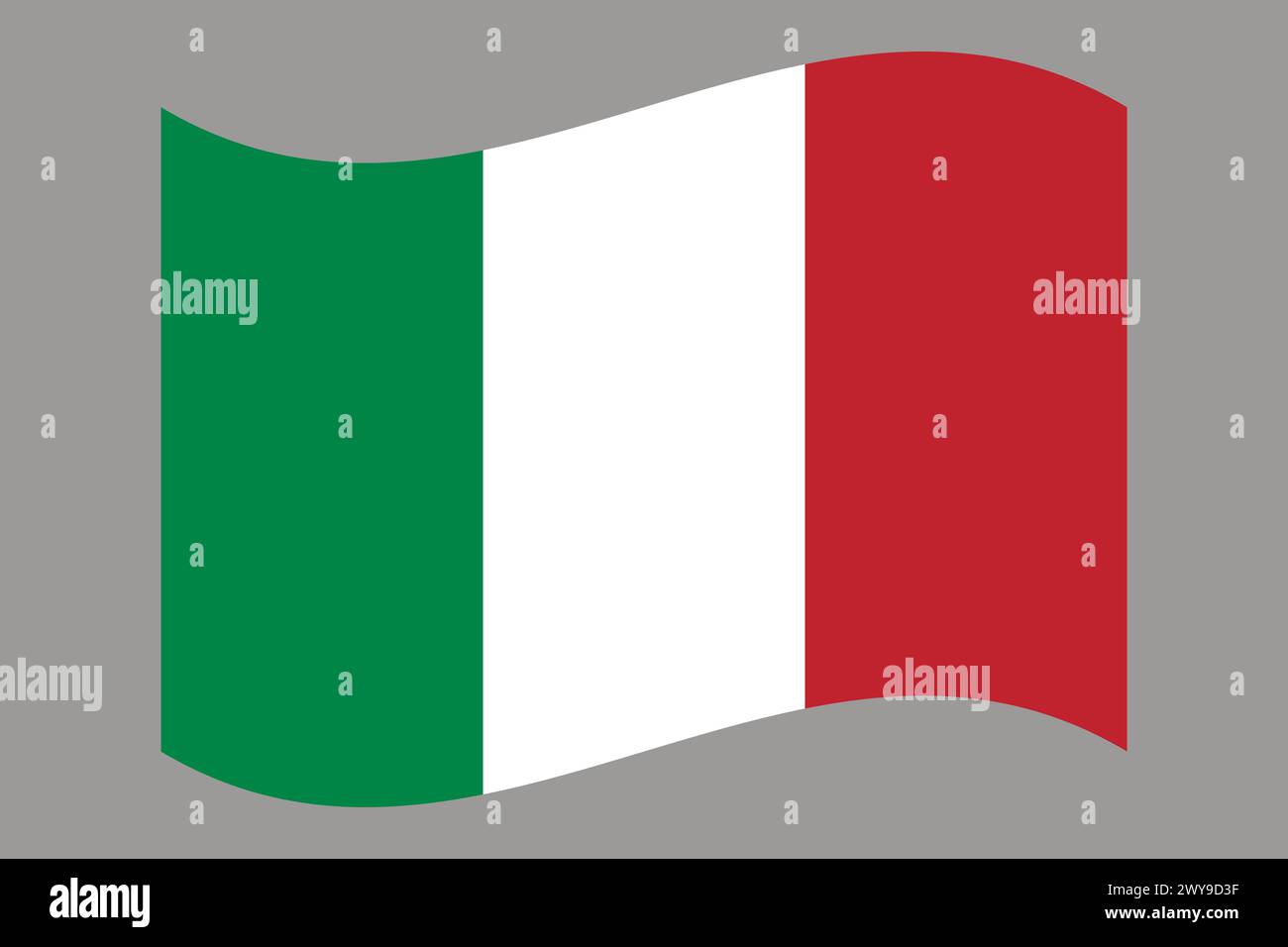 Flag of Italy. Italian national symbol in official colors. Template ...