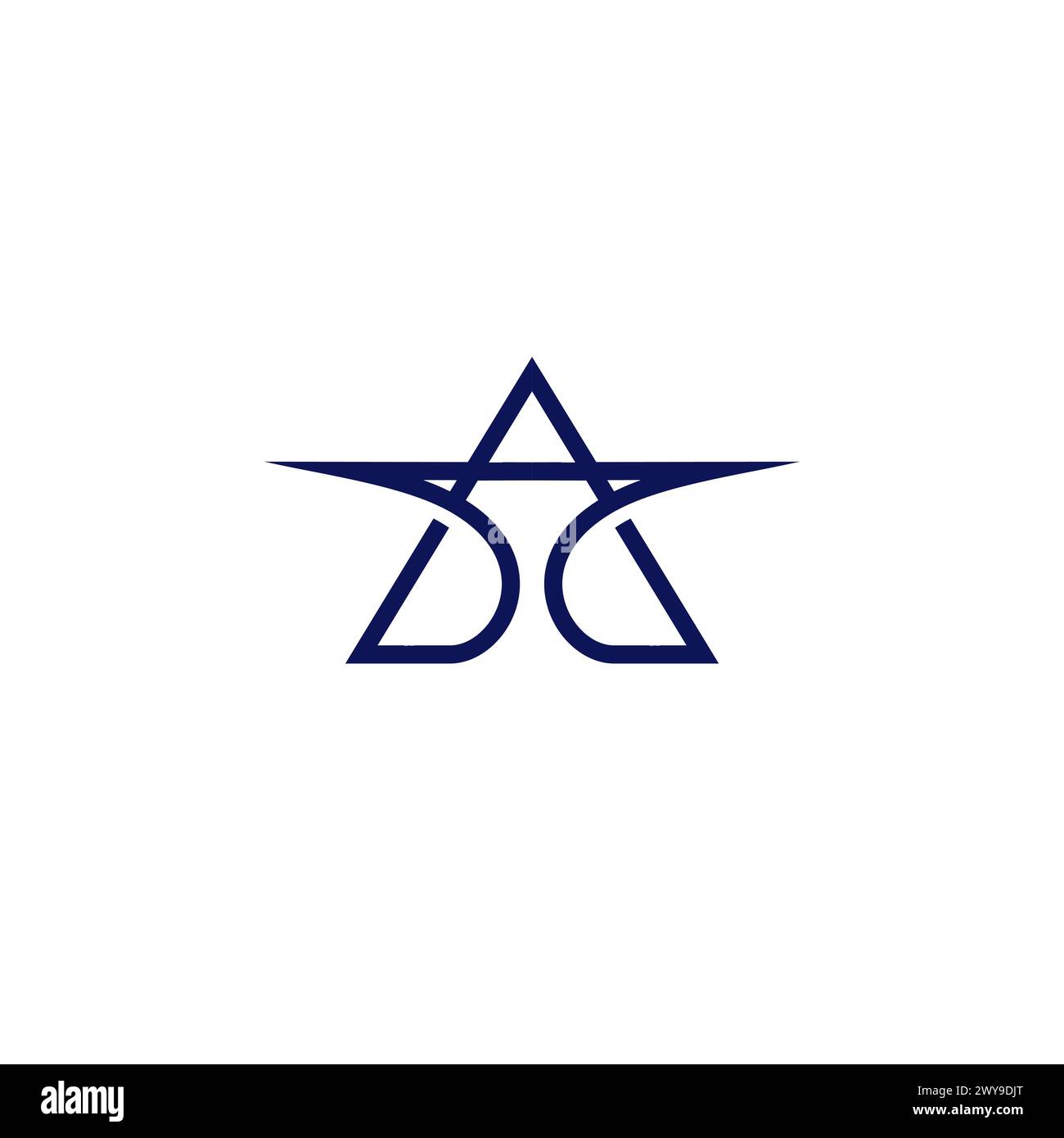 Letter A Line Logo Symbol, A Logo Simple. premium logo design Stock ...