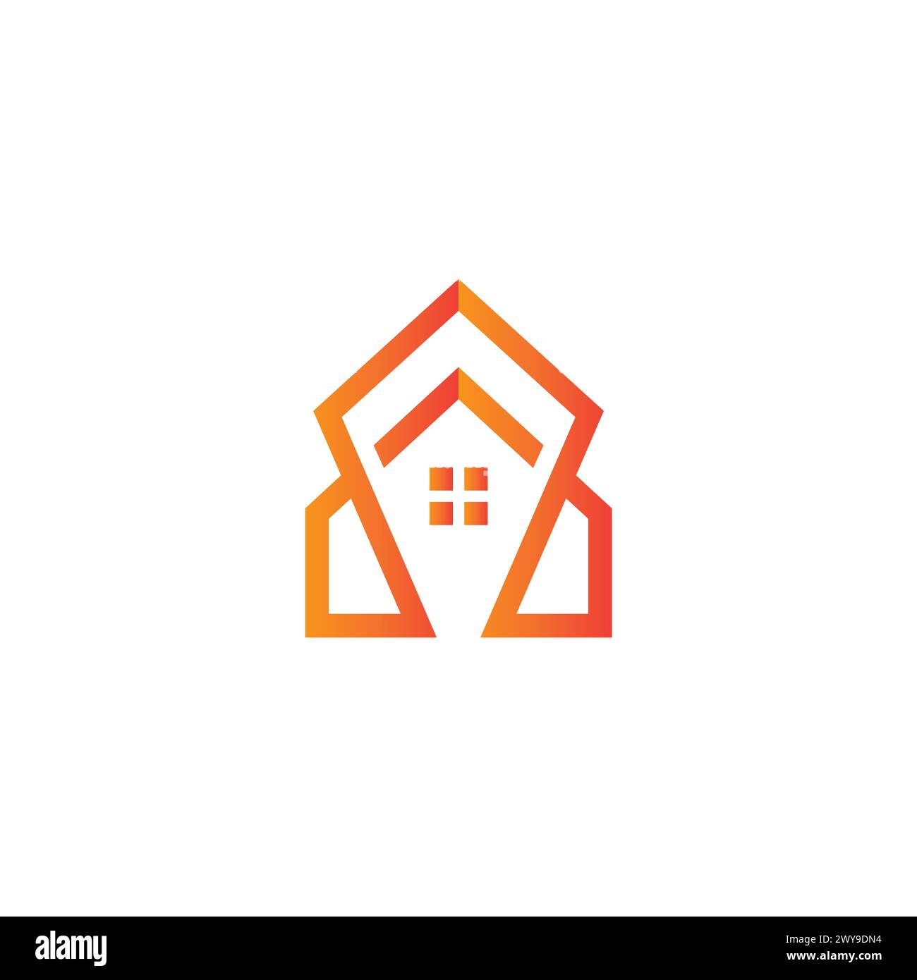 Elegant home logo Stock Vector Images - Alamy