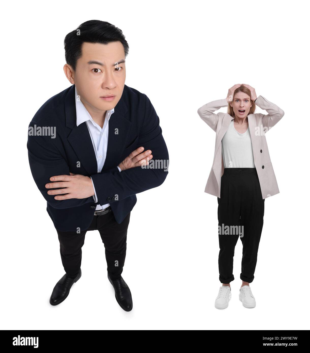 Big woman small man hi-res stock photography and images - Alamy