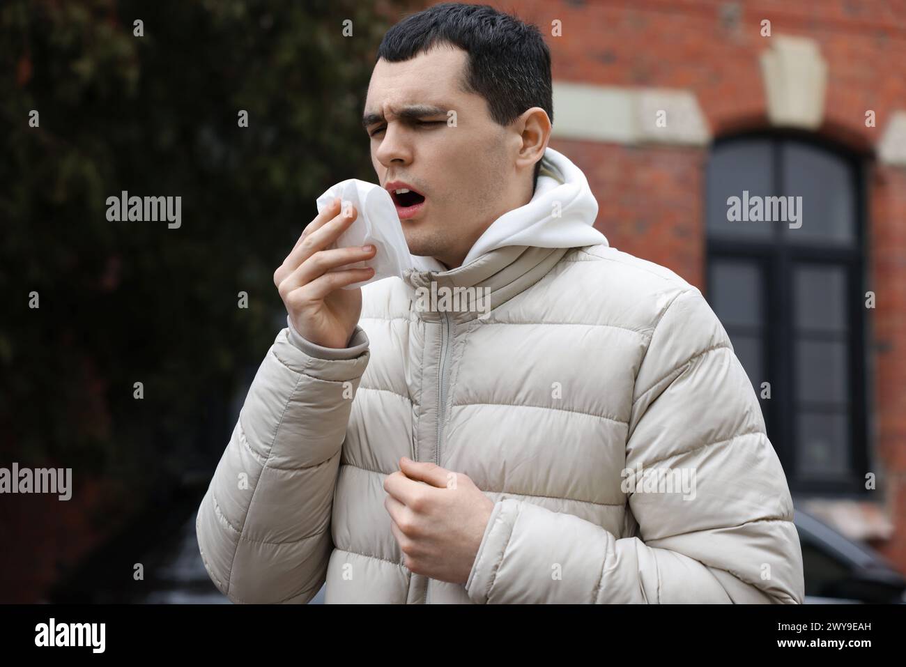 Person with symptoms hi-res stock photography and images - Alamy